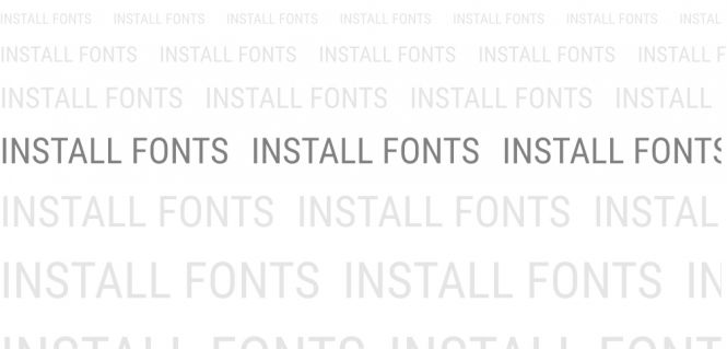 How to install fonts on Windows 10